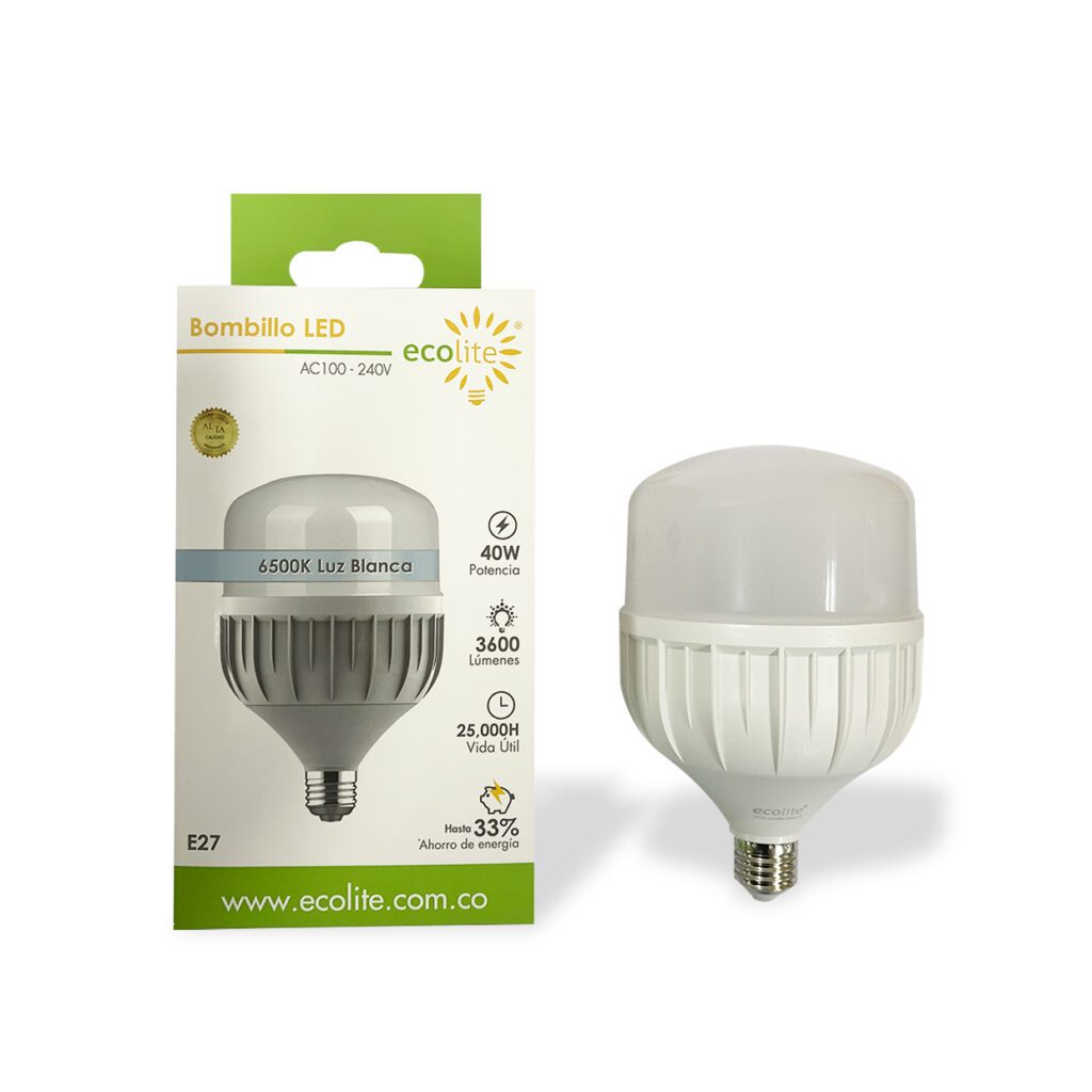 Bombillo LED alta potencia 40W LBGFZ40W - Ecolite